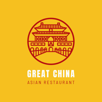 Placeit - Simple Chinese Food Logo Maker for a Traditional Asian Restaurant