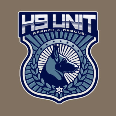 Placeit - Lawful Gaming Logo Maker with a Police Chief Badge